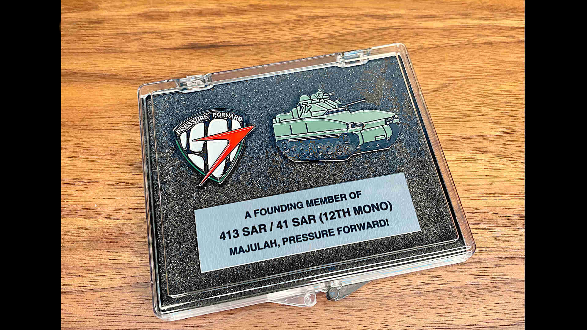 Singapore 41 SAR Custom Pin Badge Gift Set by Miniature Stories