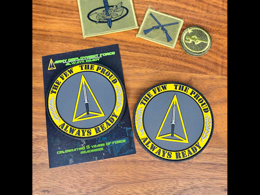 Singapore Army ADF Custom PVC Patch by Miniature Stories
