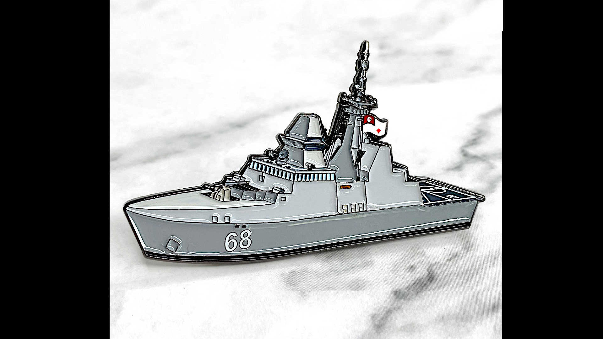 RSN RSS Formidable Class Frigate Pin Badge - Miniature Stories