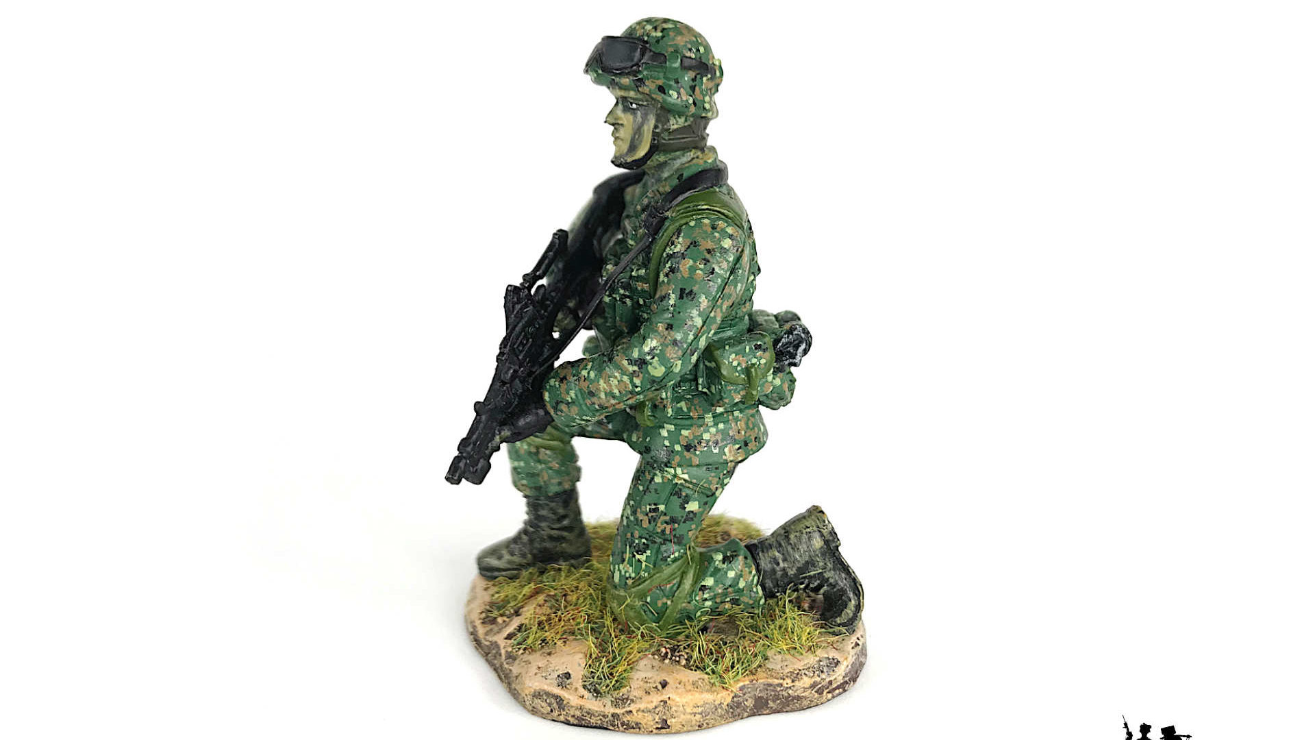 SAF Singapore Army M203 Gunner Soldier Figurine - Miniature Stories