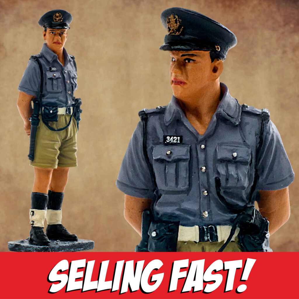 1950s Police Officer Figurine (SH015) | Miniature Stories