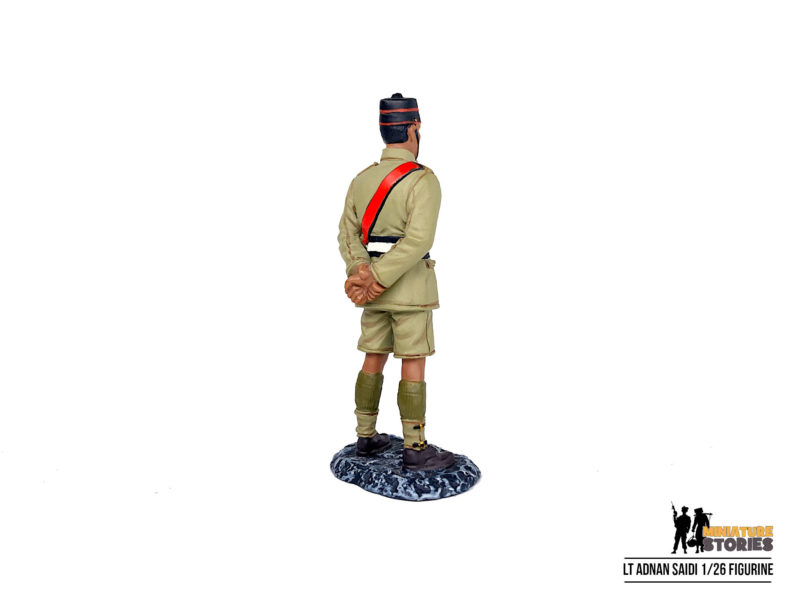 Miniature Lt Adnan Saidi Figurine from WWII in Ceremonial Uniform