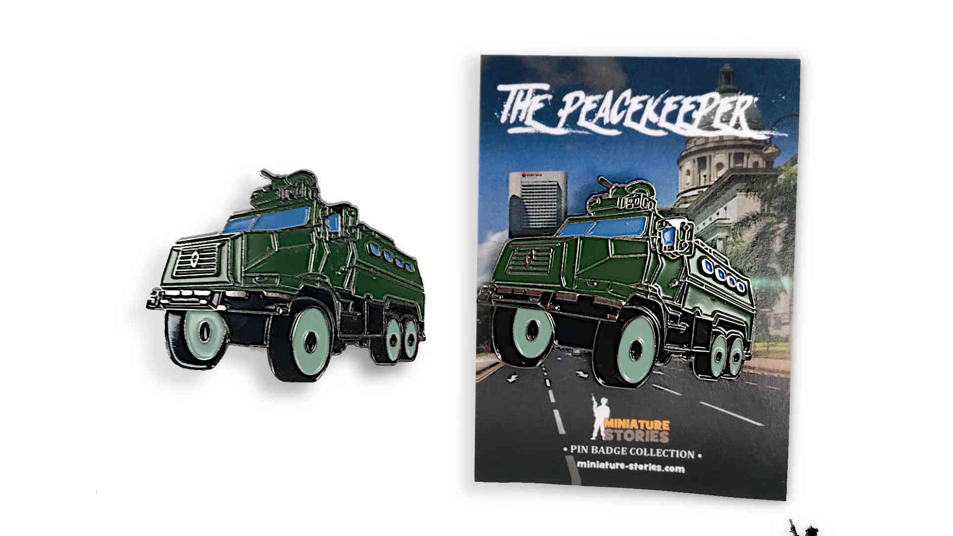 Singapore Army Vehicle Pin Badges / Magnets - Miniature Stories Collection